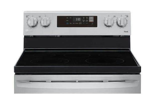 LG 6.3 cu ft. Smart Wi-Fi Enabled Fan Convection Electric Oven with Air ...