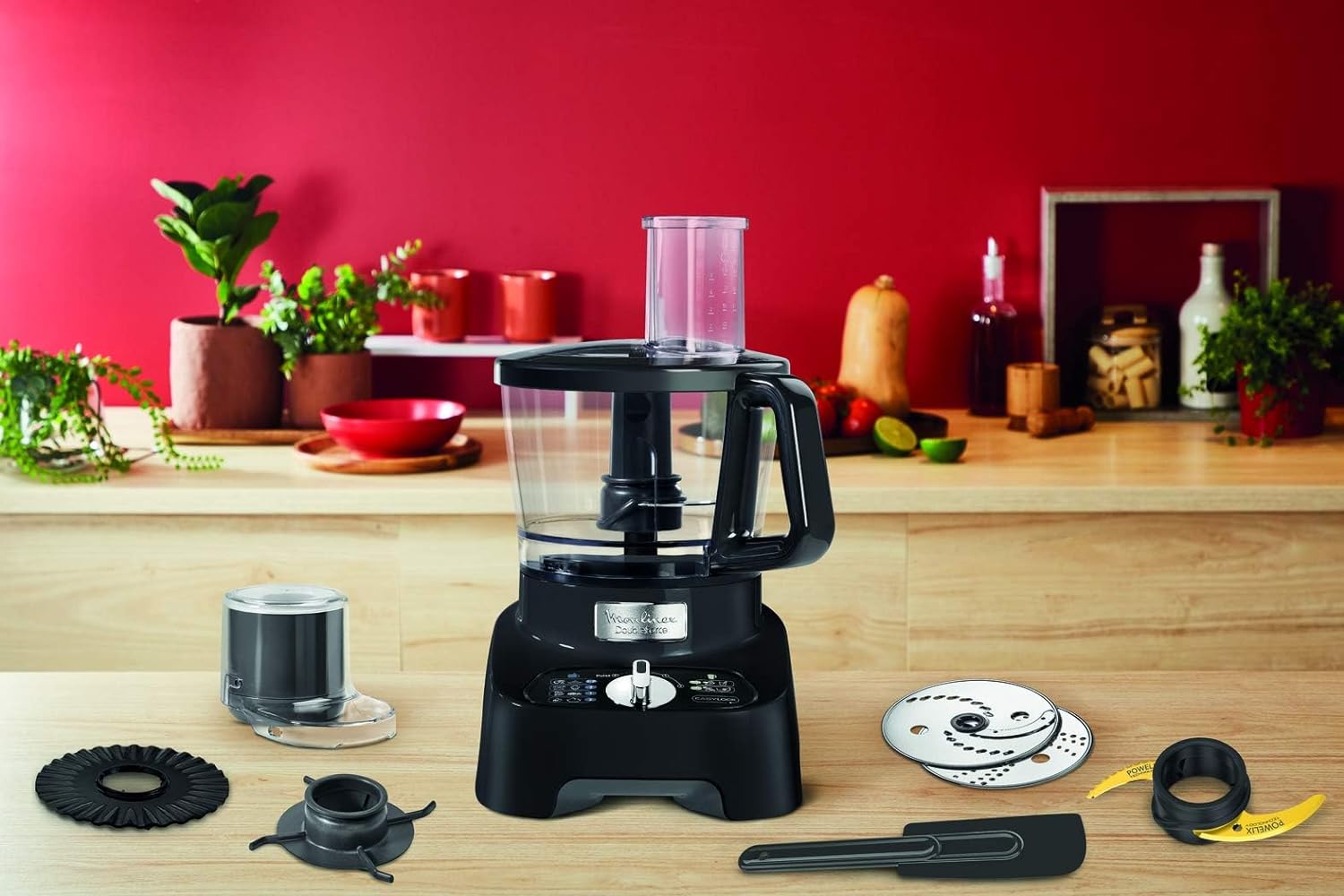 محضر طعام مولينكس بلاستيك 1000 واط 3 لتر اسود FP821827 - المنيع