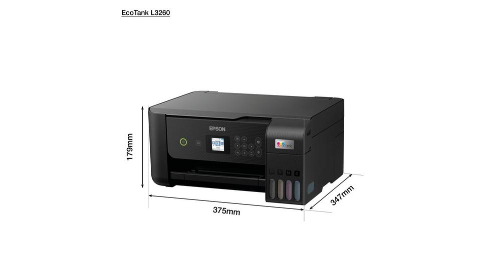 Epson L3260 A4, 3-in-1, 4 colour, Wi-Fi, Wi-Fi Direct, LCD - Almanea