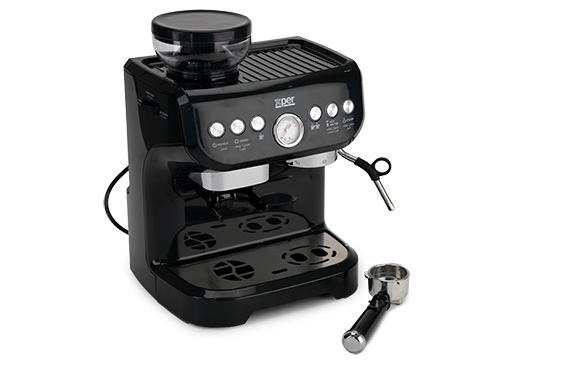 Xper Espresso and Cappuccino Maker + Coffee Grinder 1560 Watts, 19 Bar ...