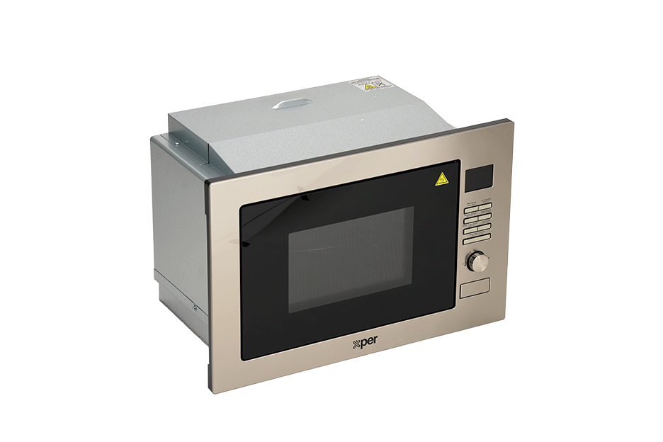 Xper Built-in microwave oven with grill, 30 L., 900 watt, Steel ...