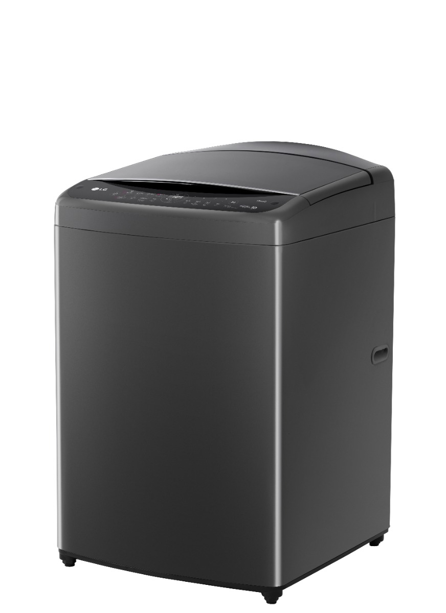 LG top load washing machine, 17 kg, black, WTV17HHD - Almanea