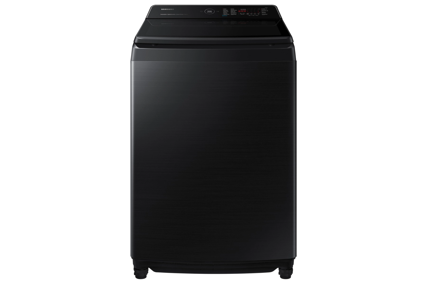 Samsung washing machine 18 kg top black, WA18CG6786BV - Almanea